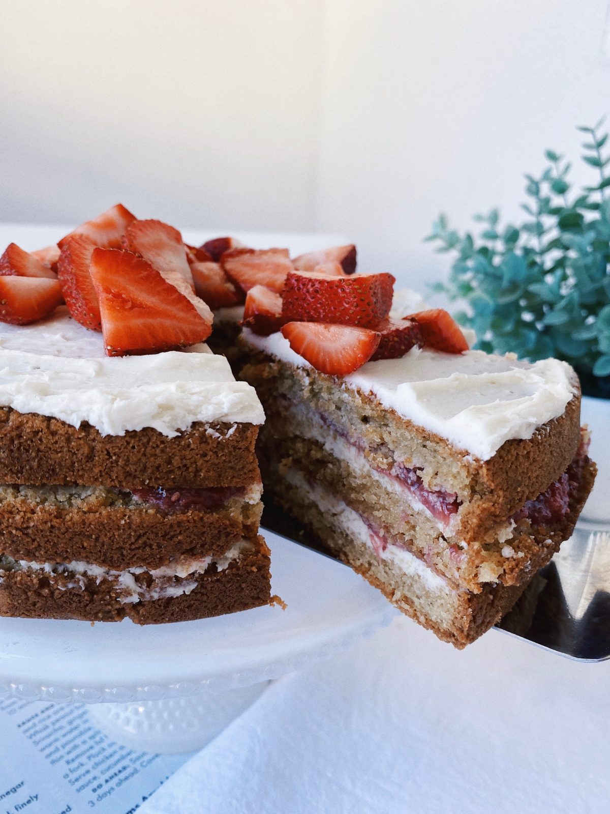 Strawberry Jam Cake, Strawberry Week day 1! - What Robin Eats