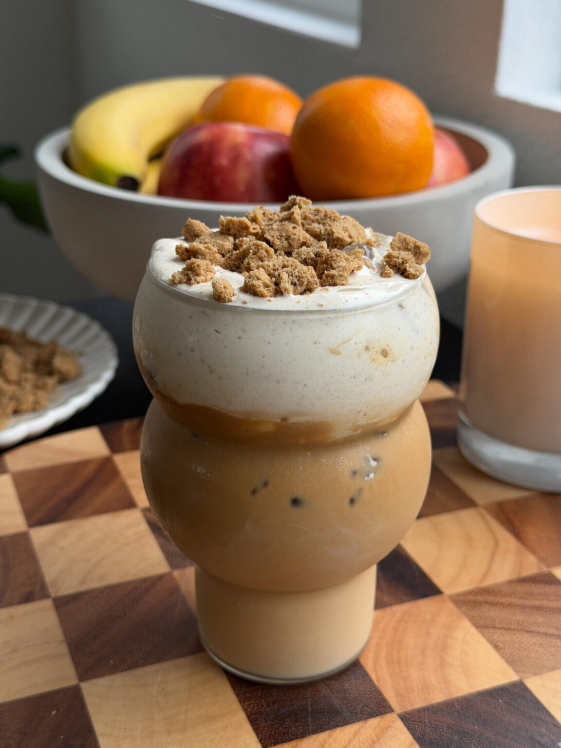 Cookie Butter Latte (with Cookie Butter Cold Foam) - What Robin Eats